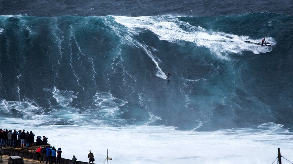 Watch: Nazaré Returns For More | SURFER Magazine - Surfer