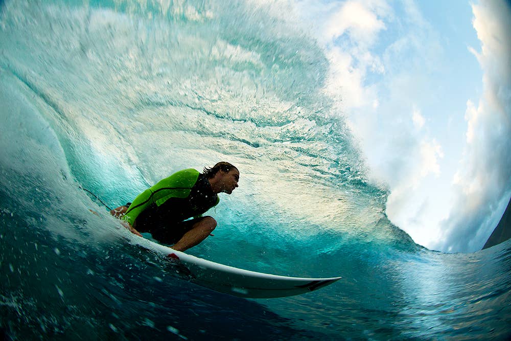 Todd Glaser | Brett Simpson, Tahiti - Surfer