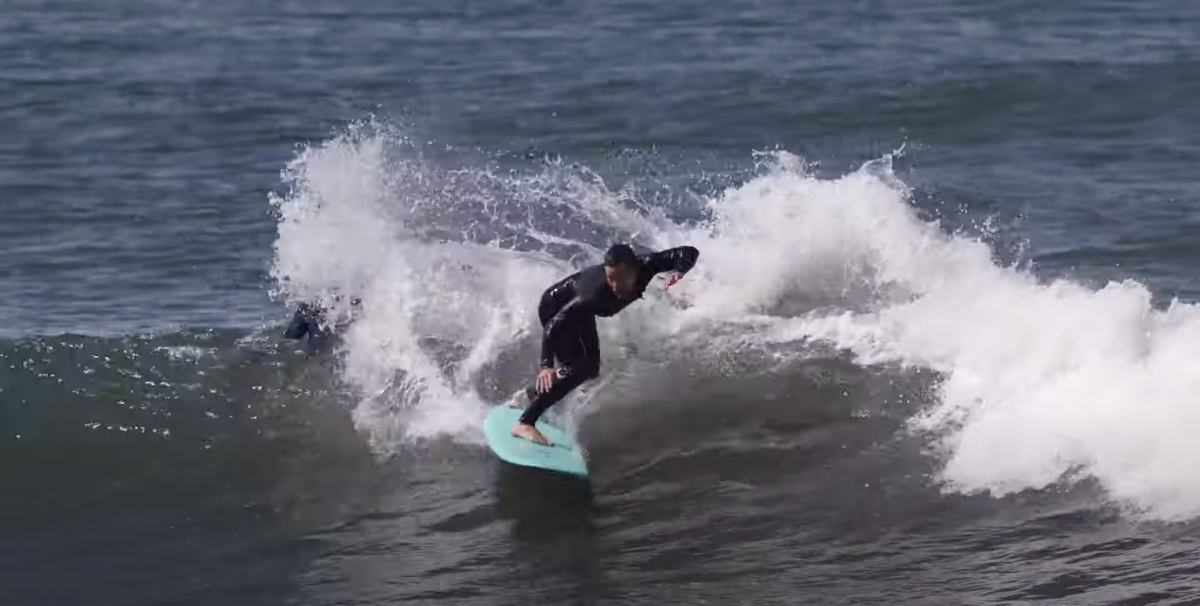Pro Surfer Travis Logie Rides Soft Top Surfboard For First Time Video