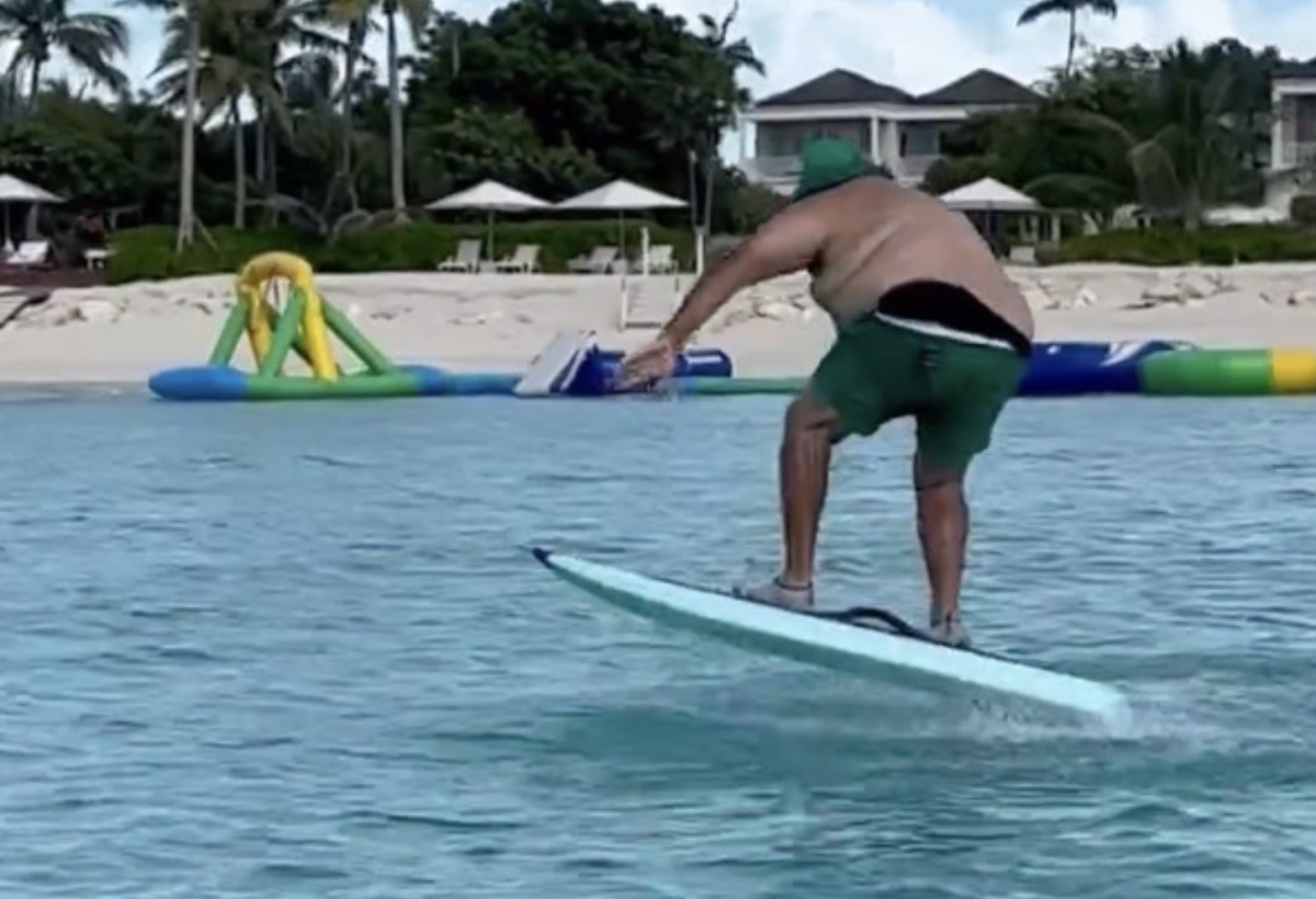 DJ Khaled Injured from Hydrofoil Surfing Wipeout (Video) - Surfer