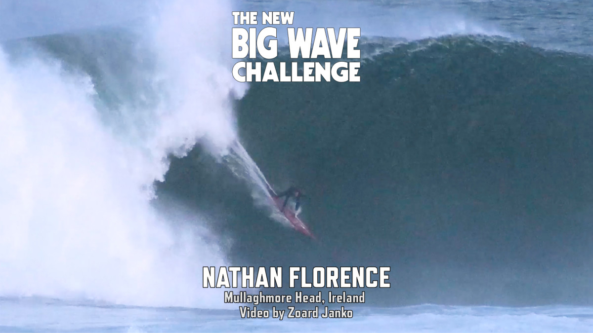 Nathan Florence Wipes Out at Mullaghmore Head - Surfer