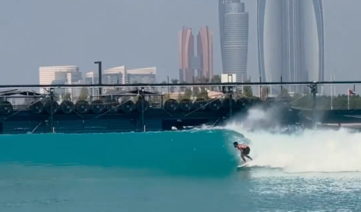 Watch World Champ Filipe Toledo Surf Kelly Slater's Amazing Abu Dhabi ...