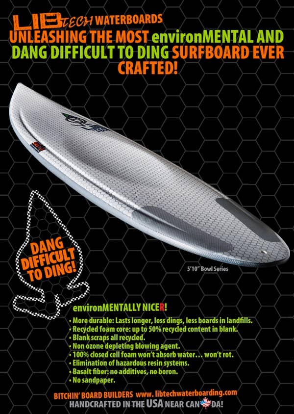 Lib Tech Waterboards Announce New Line - Surfer