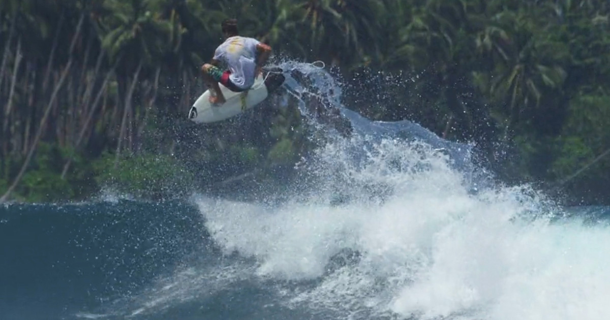 Shane Sykes In White Rain - Editor's Rating: 77 - Surfer