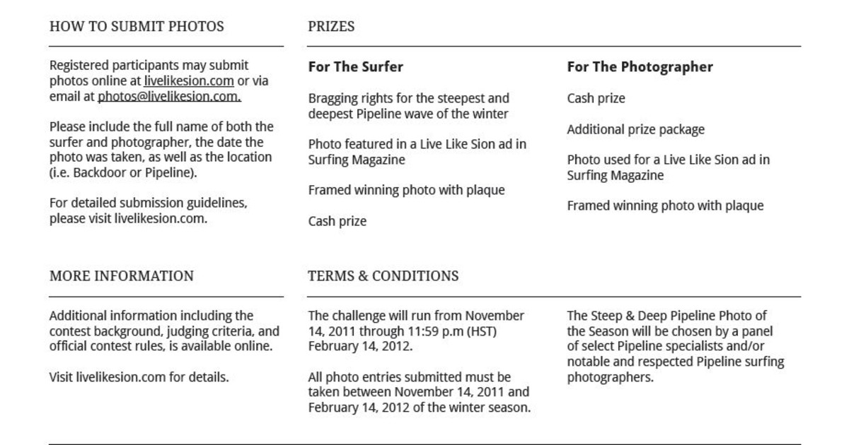 2011-12 Steep and Deep Pipeline Photo Challenge - Surfer