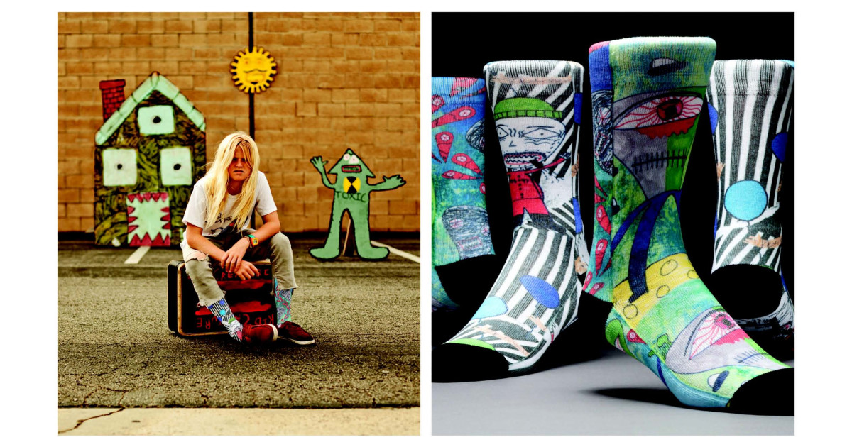 Announcing the Stance X Kid Creature Sock - Surfer