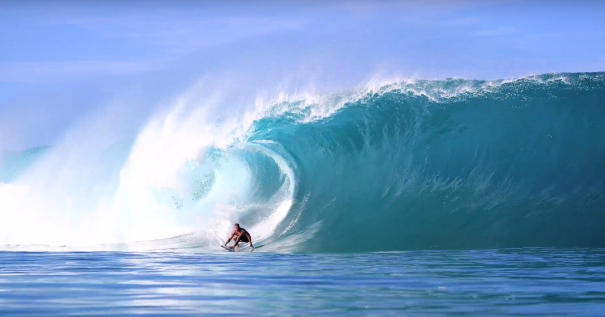Watch Kaimana Henry's Pipeline Bomb From Yesterday - Surfer