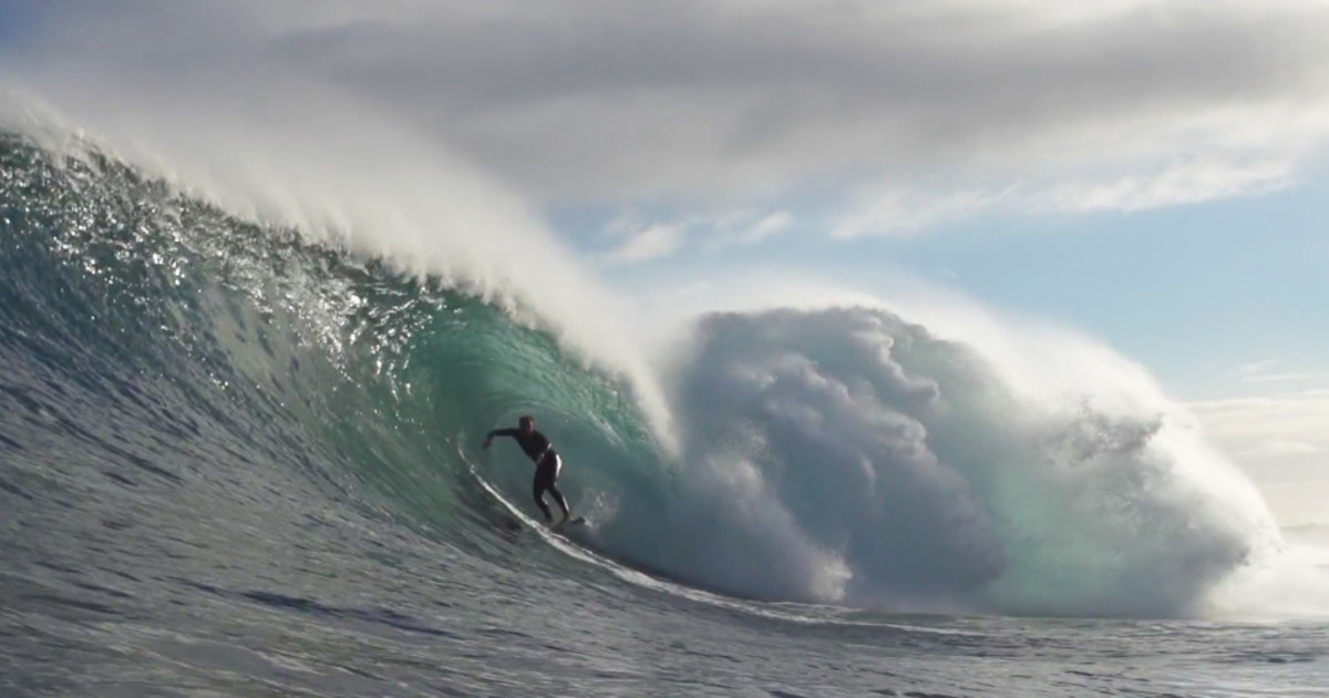 Taj Burrow And A Mayhem Tube Sled - Surfer
