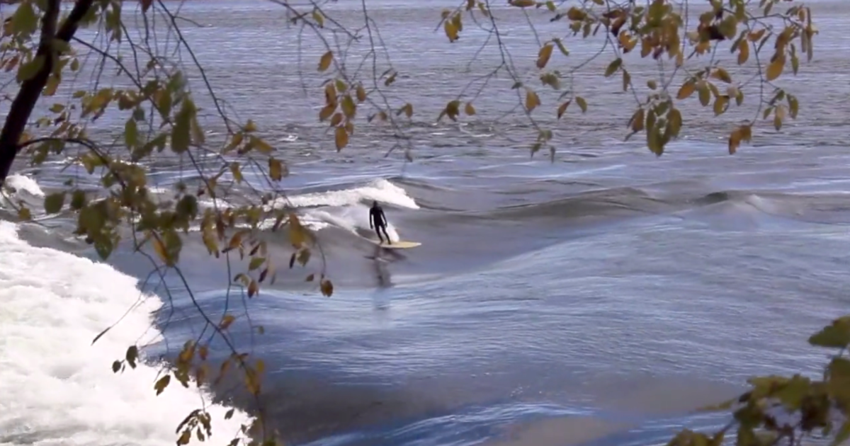 Watch: Gliding St. Lawrence River | SURFER Magazine - Surfer