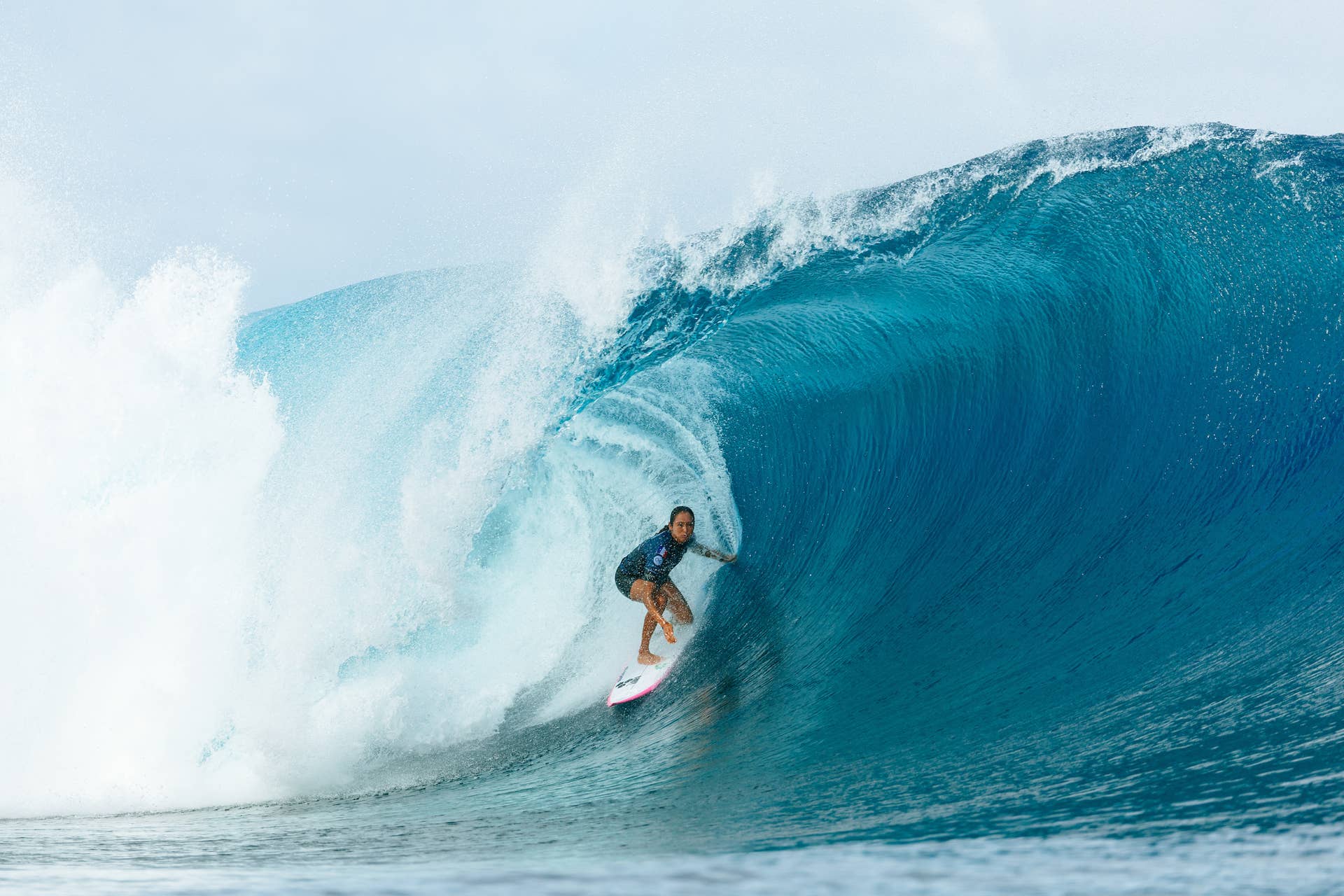 Vahine Fierro Wins Tahiti Pro in Historic, XL Conditions: 'Best Waves ...