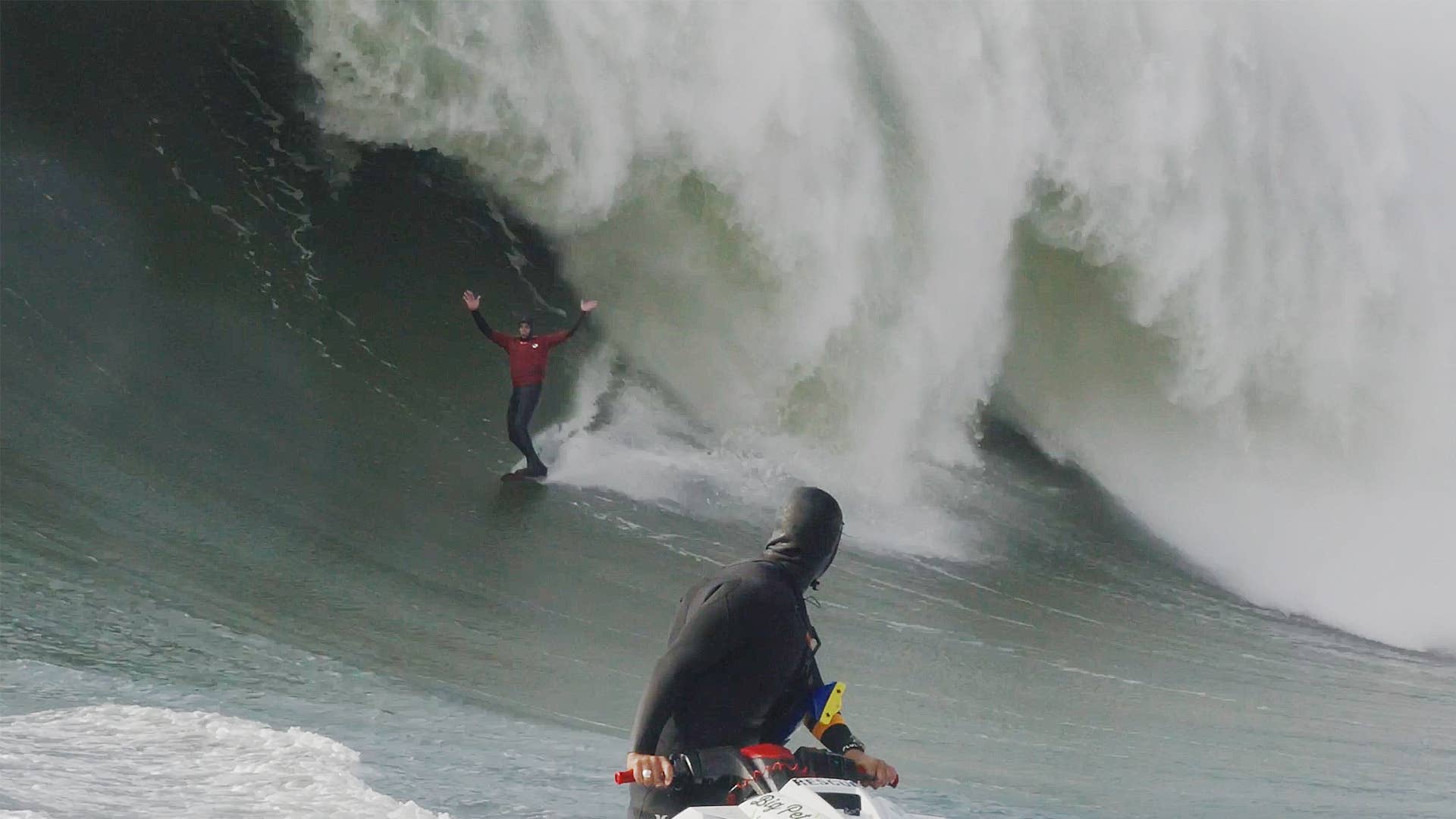 Peter Mel Bags Another “Black Diamond” Wave At Pumping Mavericks - Surfer