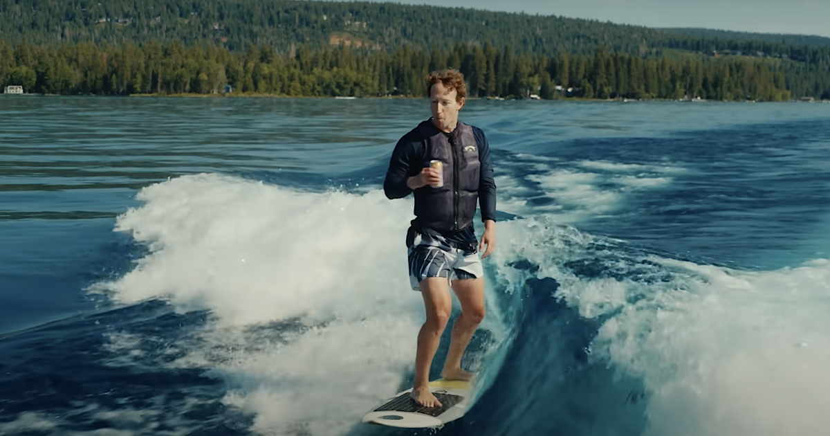Mark Zuckerberg Wake Surfs, Talks “Doomsday Bunker” (Video) - Surfer
