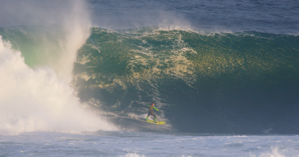 Mason Barnes Enters Big Wave Challenge in First Wave Post-MCL Tear - Surfer