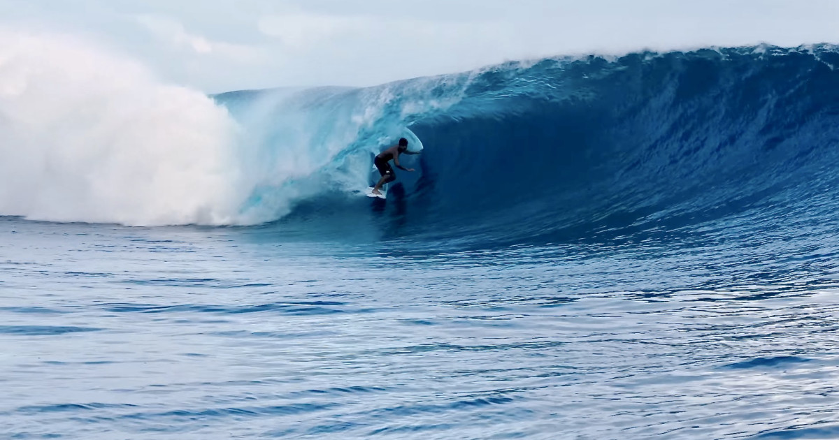 Koa Rothman & Eli Olson Somehow Scored Empty Teahupo’o - Surfer