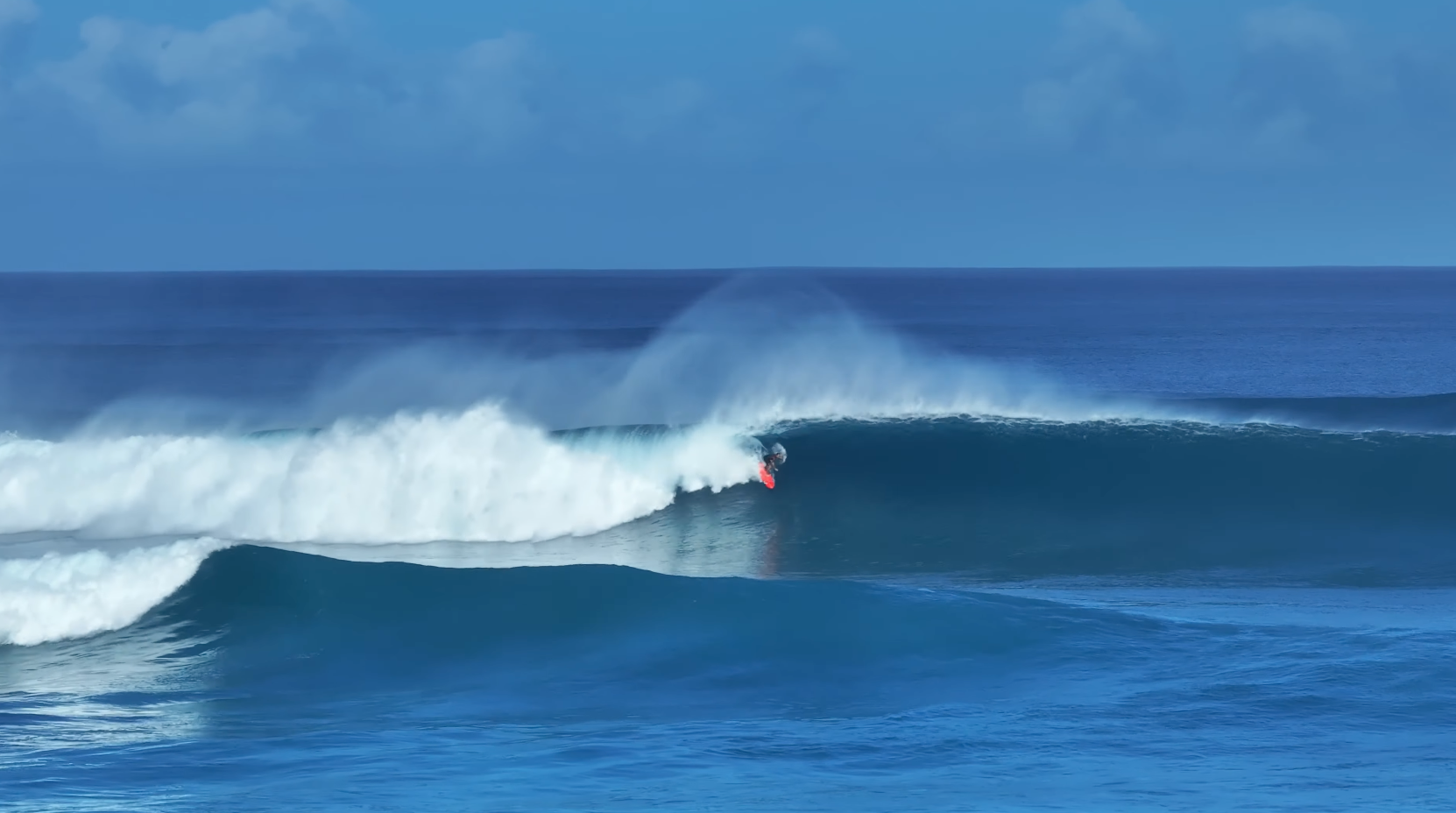 Watch: Mark Healey Surfs Solo on Massive Oahu’s Outer Reef - Surfer