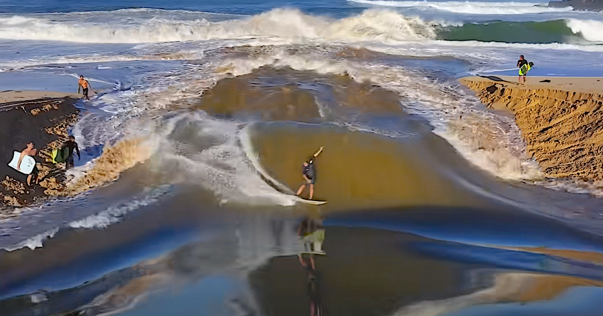 Waimea Bay River Wave Goes Absolutely Perfect (Video) - Surfer