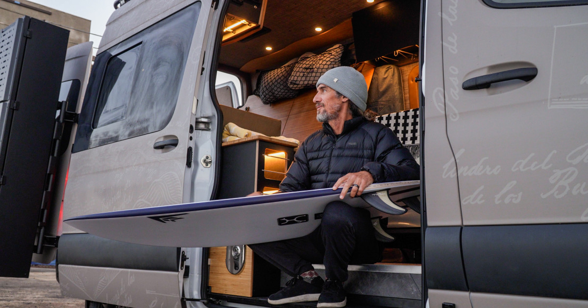 Inside Rob Machado's $250,000 "Rogue Wave" Sprinter Van - Surfer