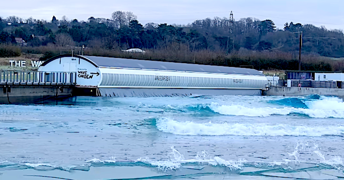 Frozen Waves Crackle Through UK Surf Park (Video) - Surfer