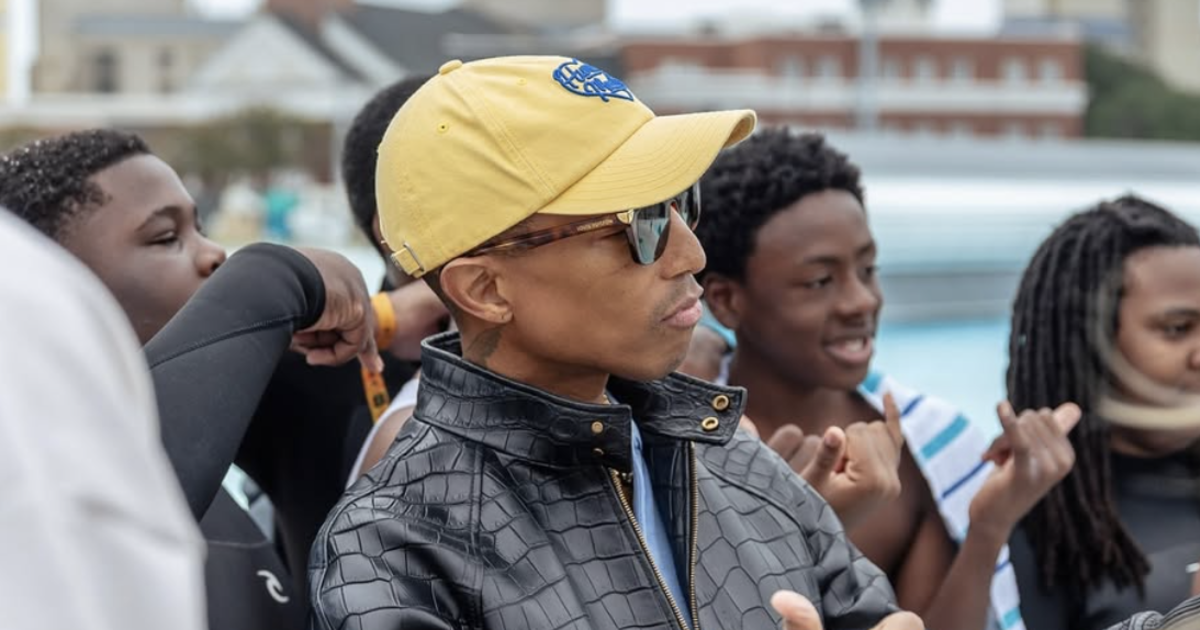 Pharrell Williams Celebrates Black Surfing at Virginia Wave Pool - Surfer