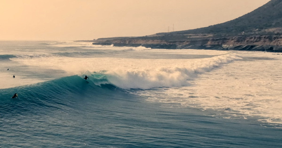 Watch: Album Team Riders Dig into Morocco's Leg-Burning Waves - Surfer