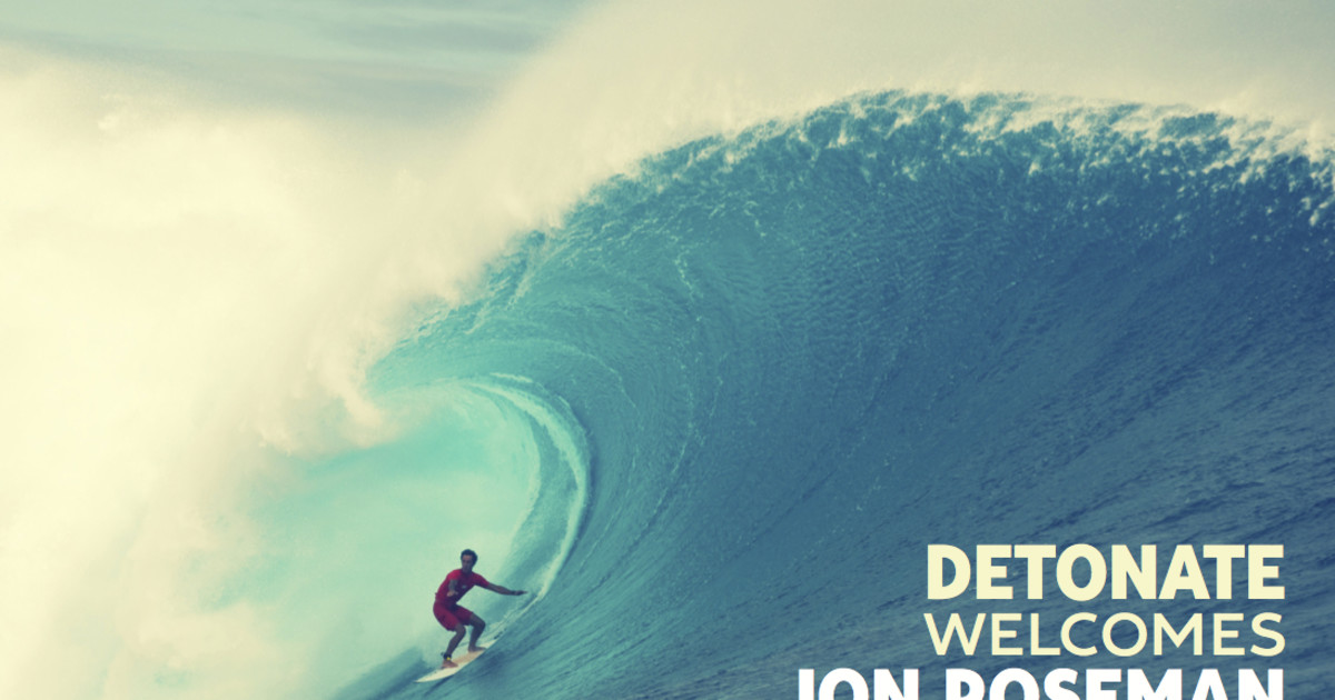 Jon Roseman - Joins Detonate Team! - Surfer