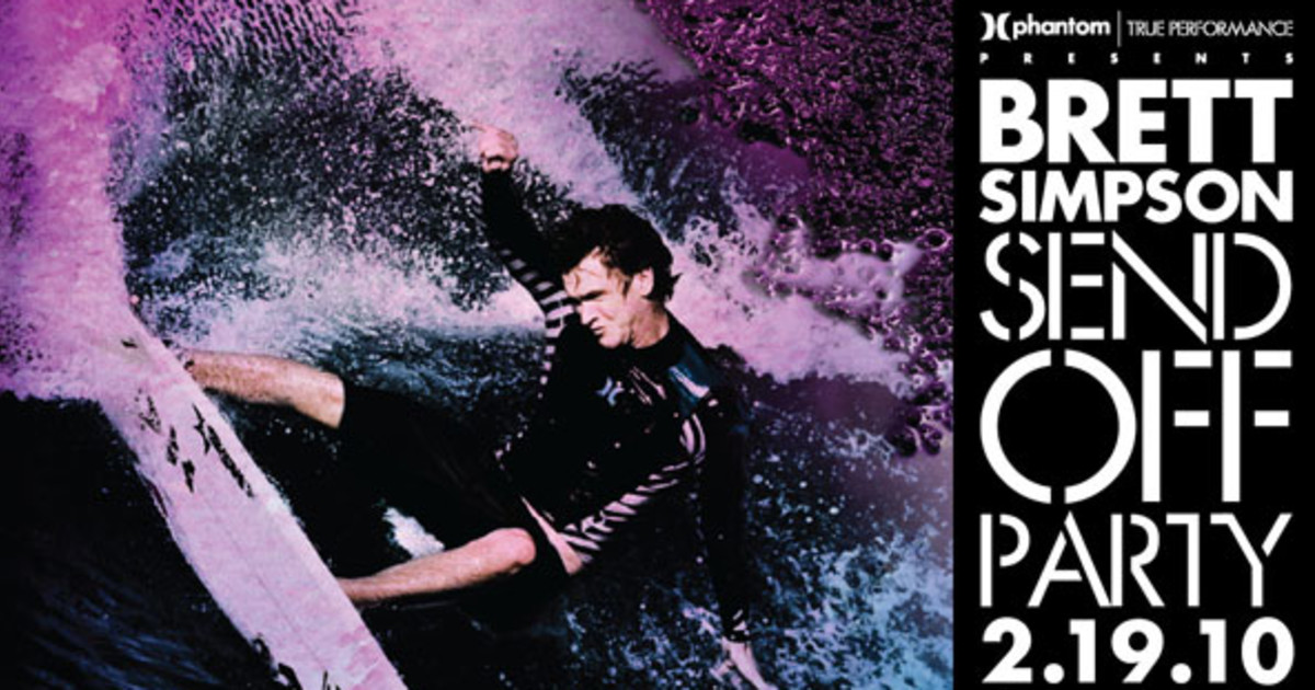 Brett Simpson Send-Off Party At Huntington Surf & Sport - Surfer