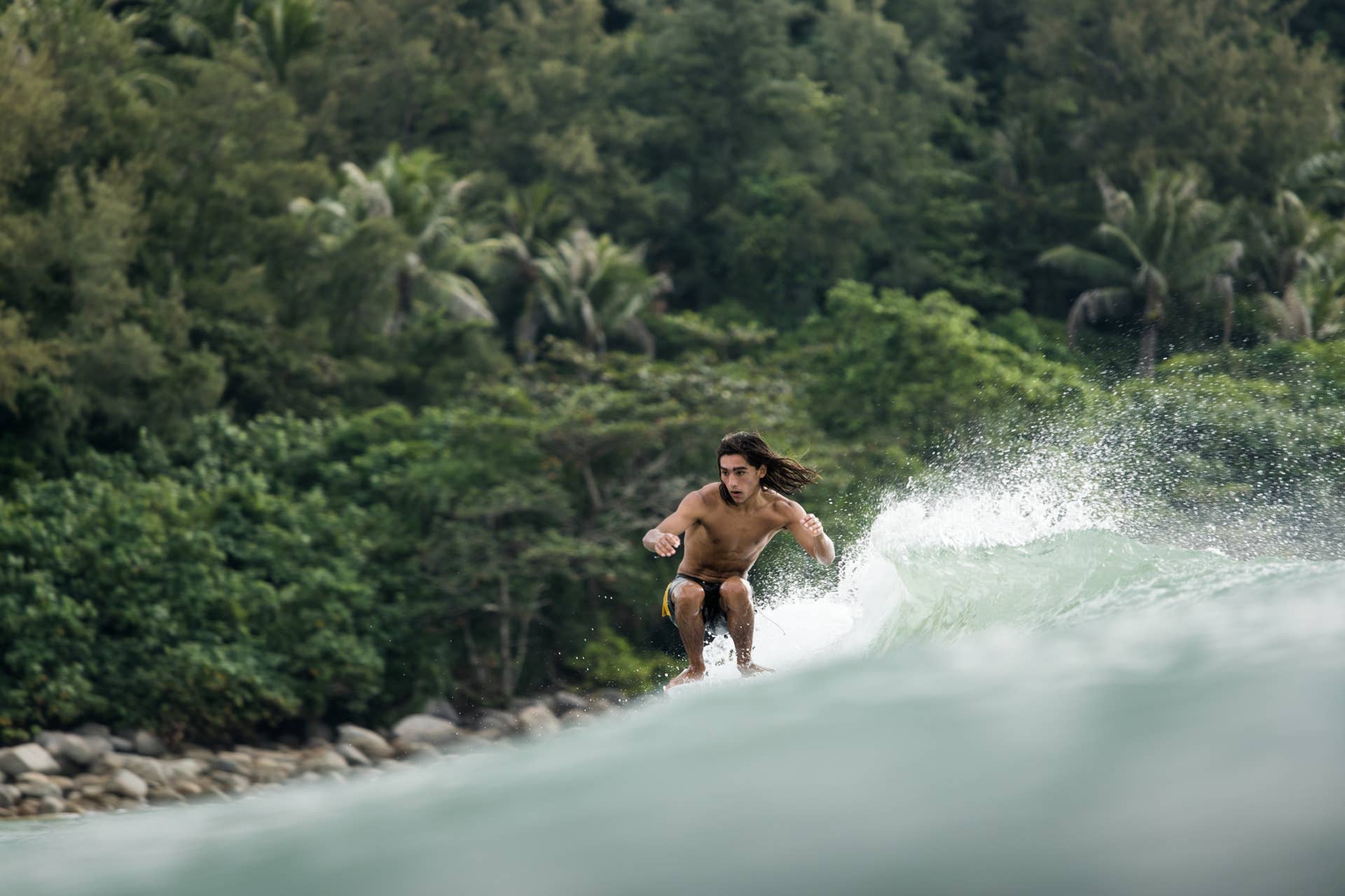 Best Longboarders in the World Surf Riyue Bay, China for The Duct Tape ...