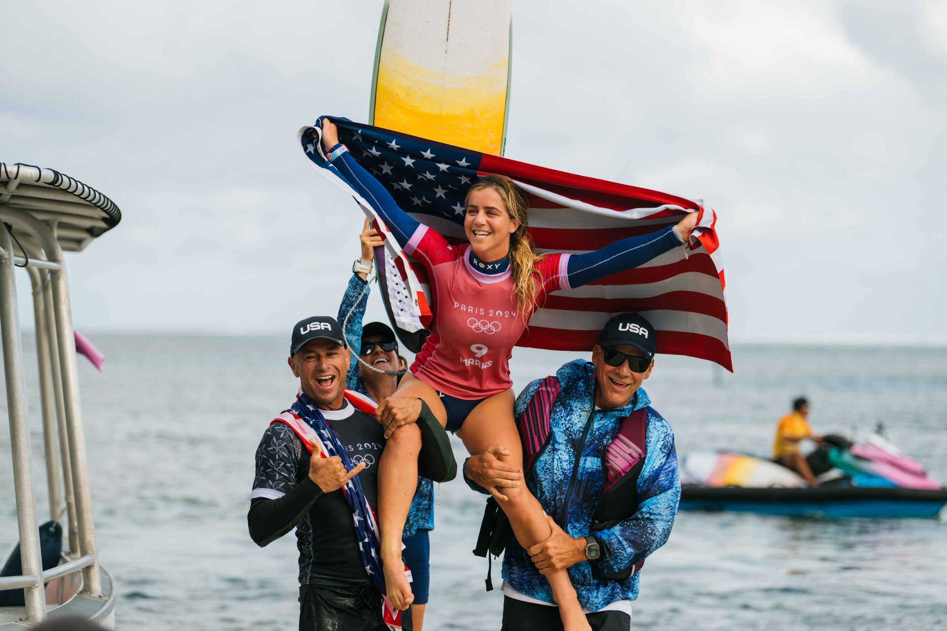 Team USA's Caroline Marks Wins Olympic Surfing Gold - Surfer