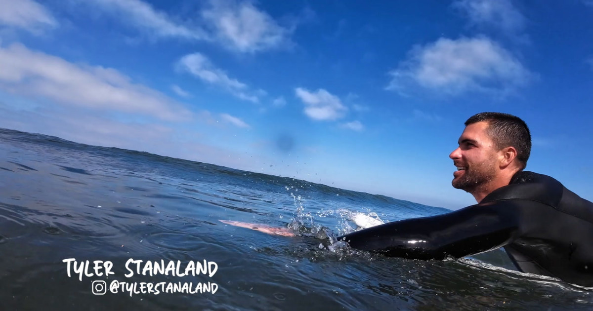 5-Hours at Trestles Beach - Surfer
