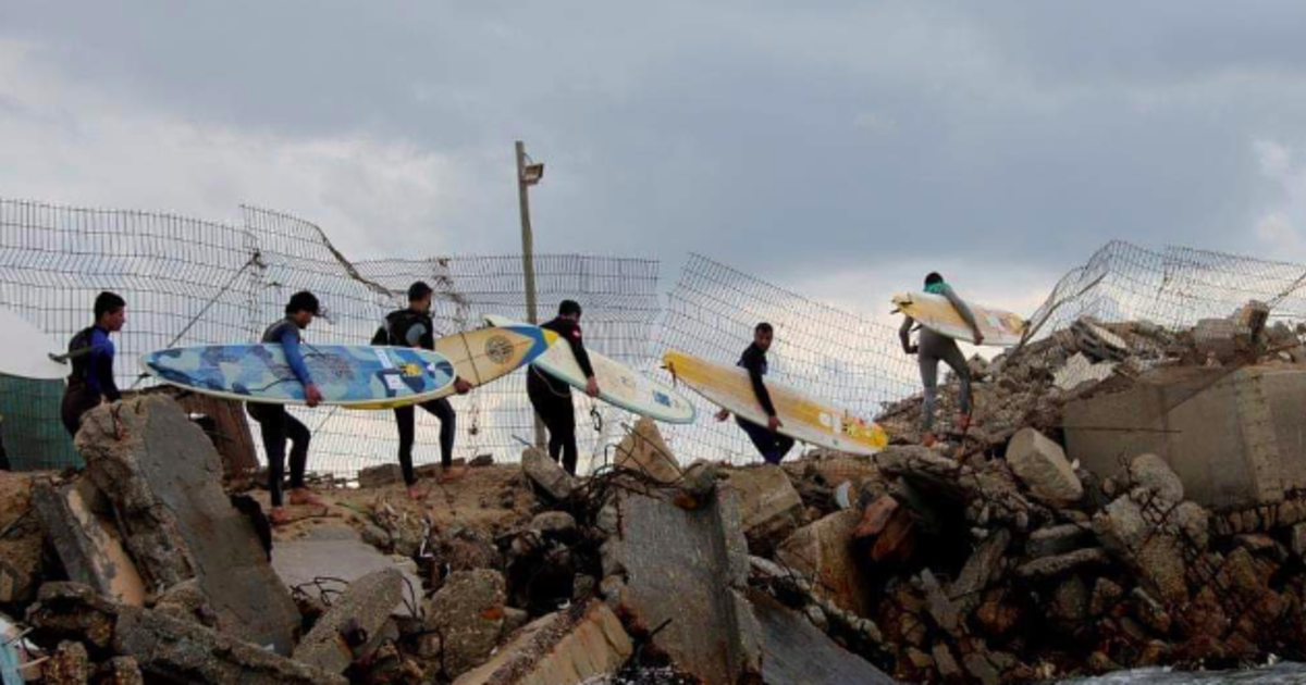 Surfing And Hope For Peace In Gaza - Surfer