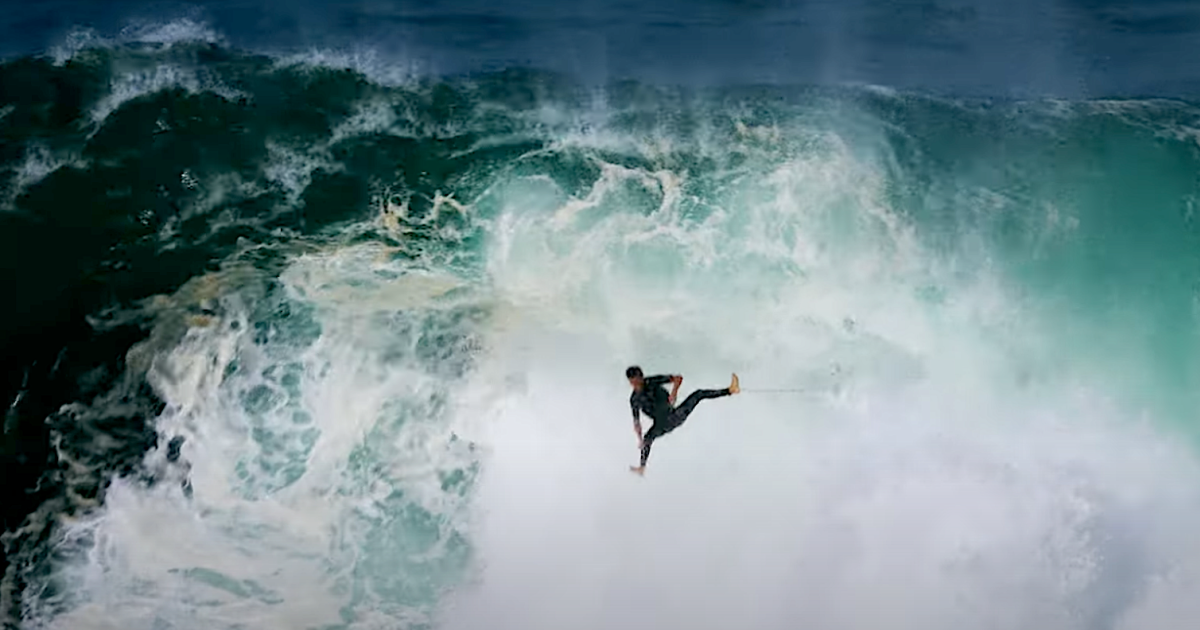 Surfer Goes Airborne in Heavy Wipeout at Mutant Slab (Video) - Surfer