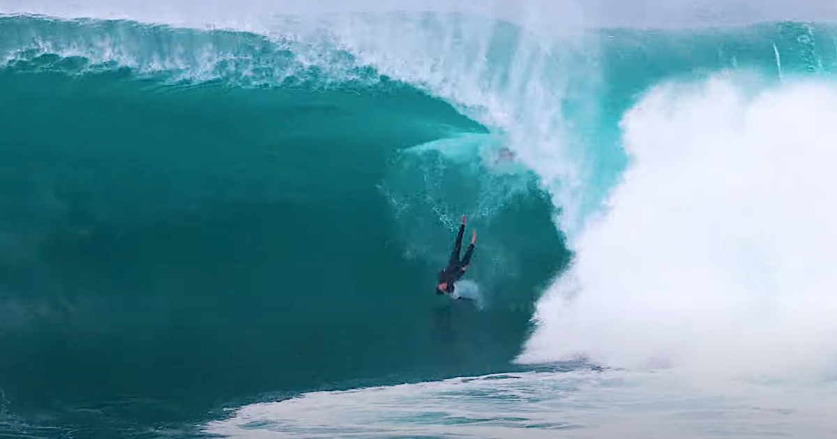 “Pure Carnage”: Worst Wipeouts from Deadman’s Super Swell (Video) - Surfer