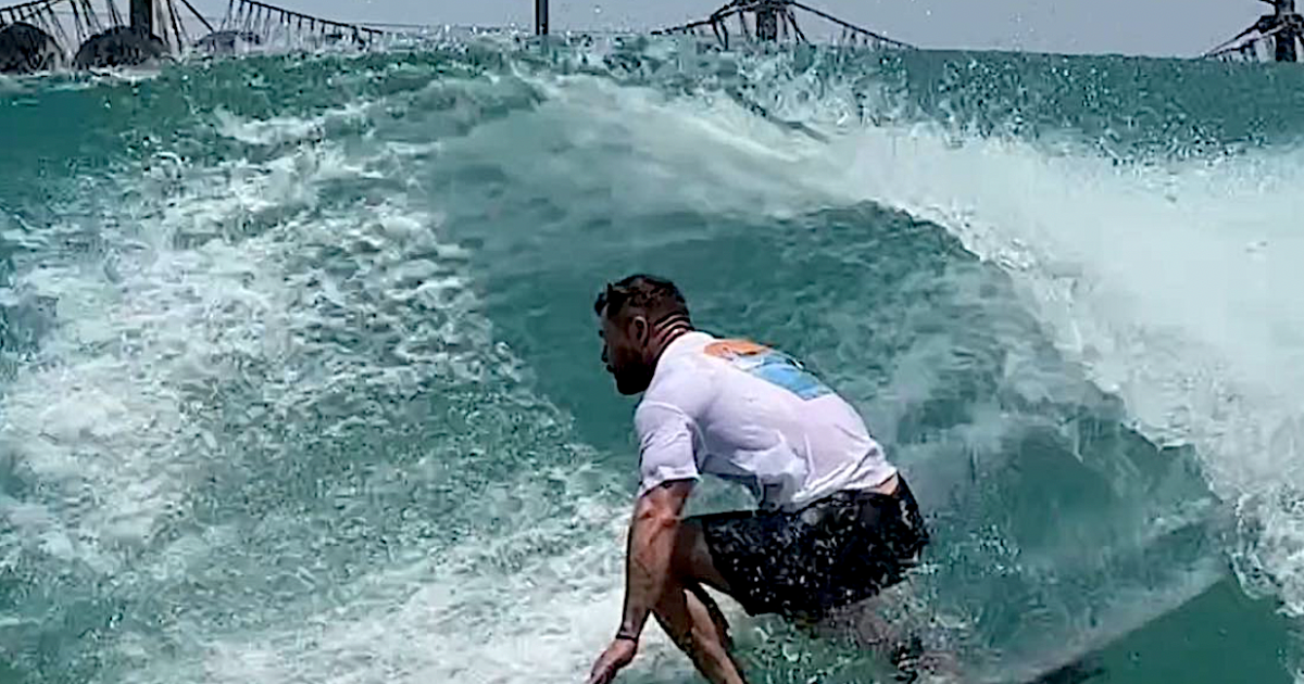 Chris Hemsworth’s Surf Bender at Kelly Slater’s Wave Pool (Video) - Surfer