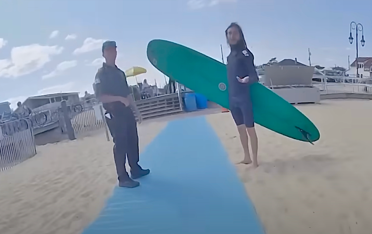 Surfer Tackled by NJ Cop Over Beach Badge Dispute (Video) - Surfer
