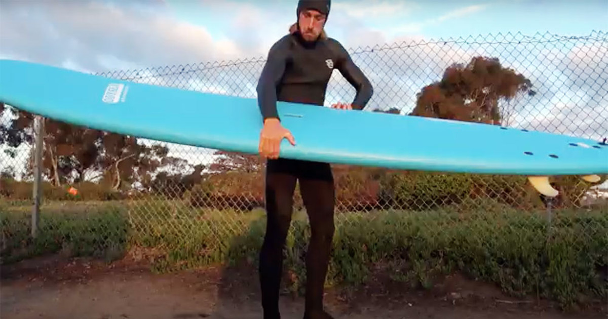 Want To Surf Every Day? This 10-Foot Log Will Get You There - Surfer