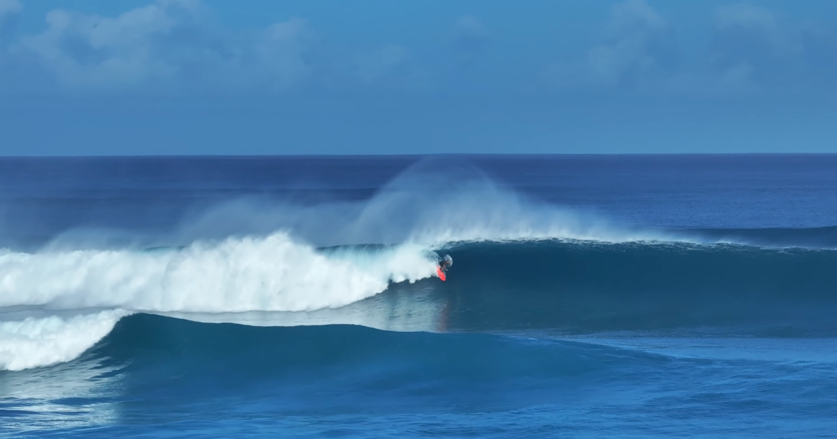 Watch: Mark Healey Surfs Solo on Massive Oahu’s Outer Reef - Surfer