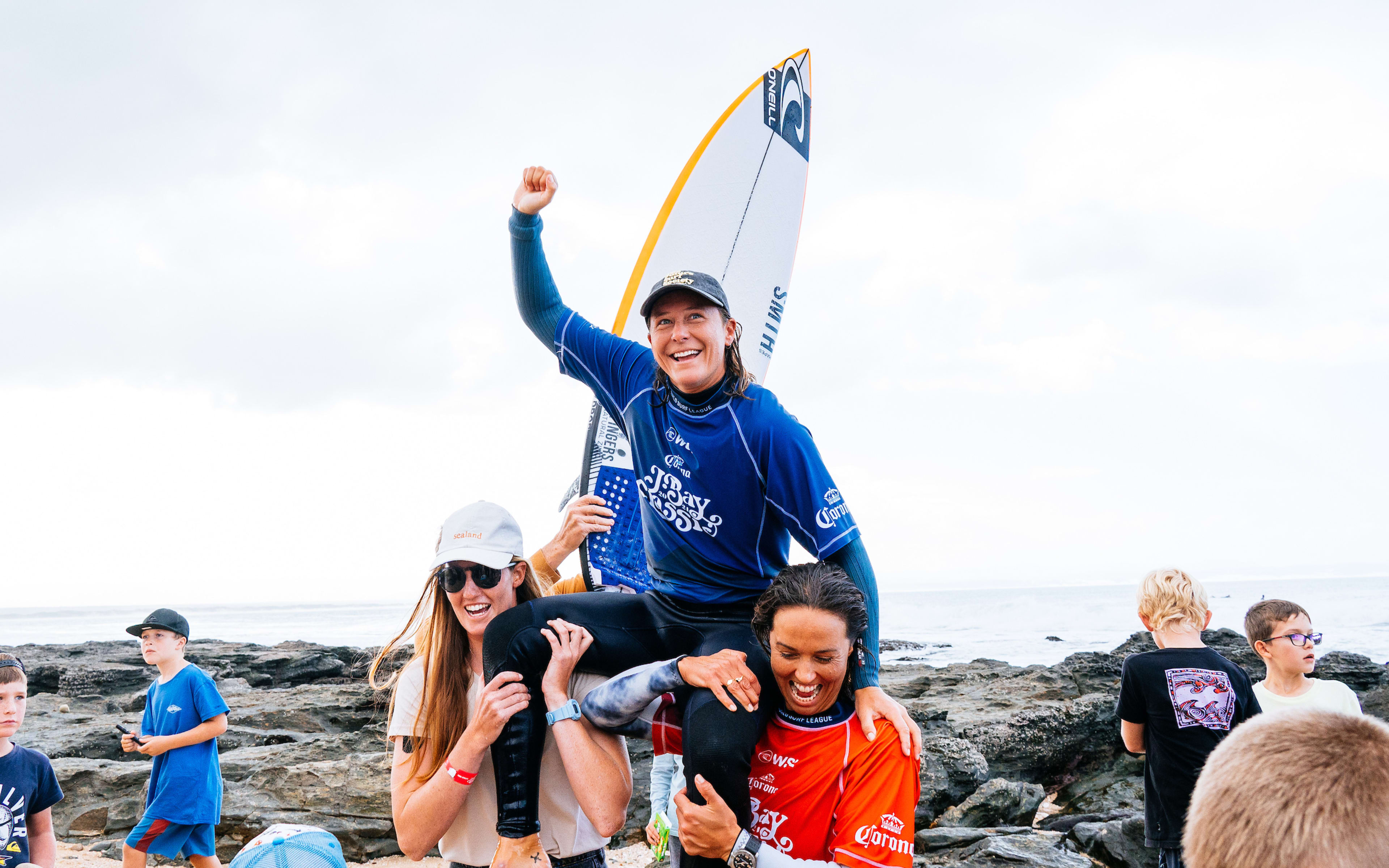 Frederico Morais and Sarah Baum Win First Ever J-Bay Classic