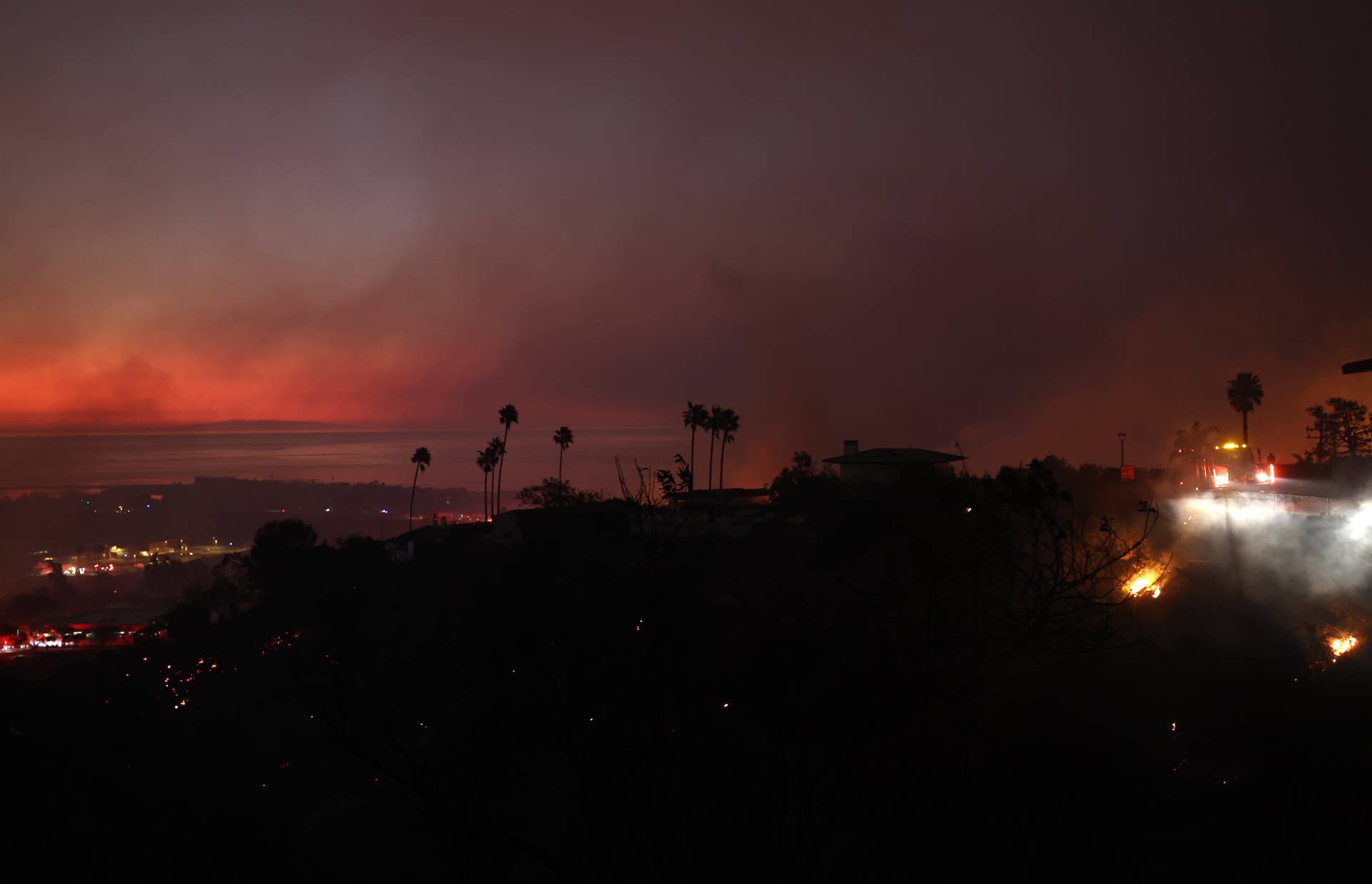 Malibu In Flames as Santa Ana Winds Whip Southern California