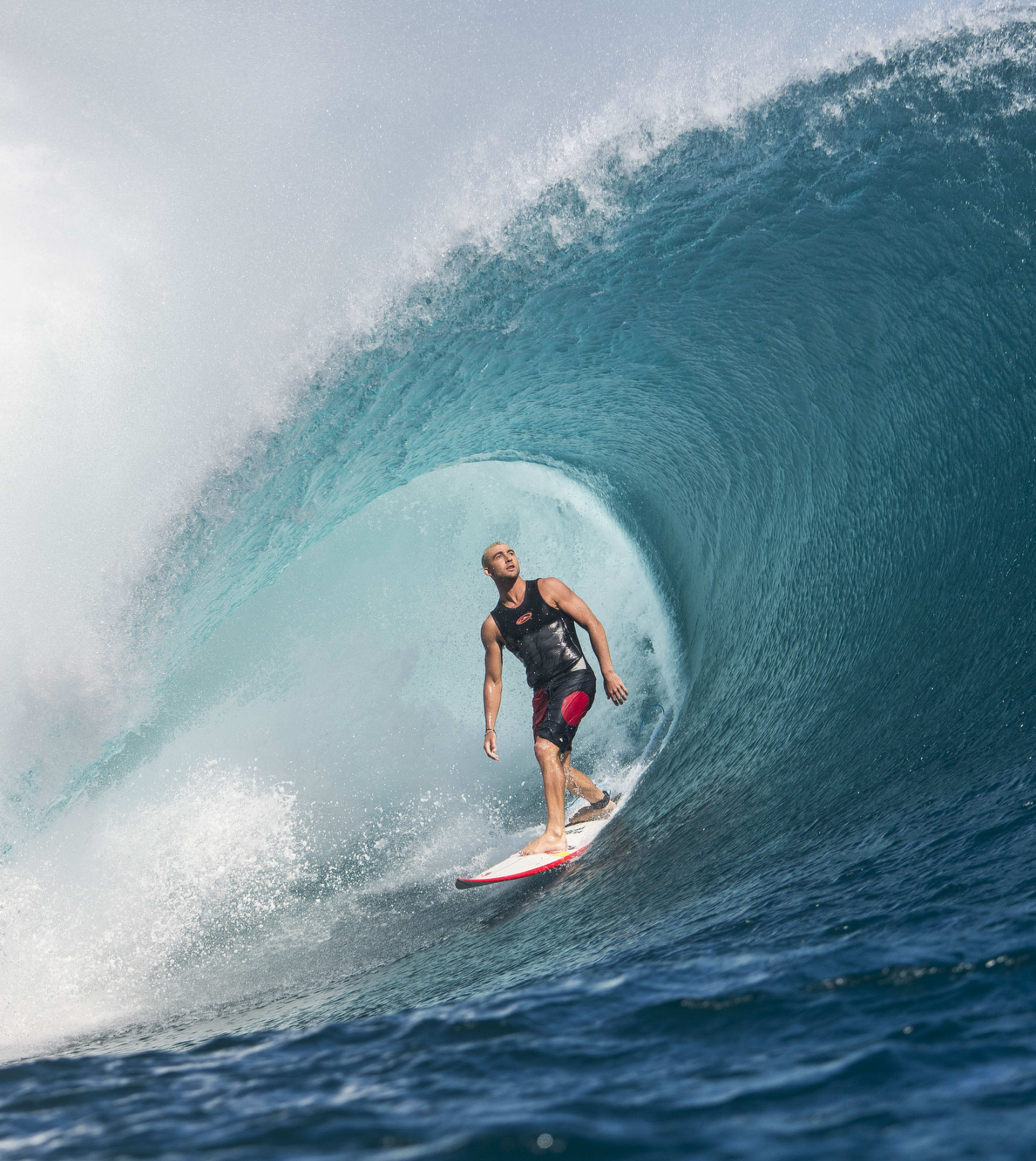17-Year-Old Jacob Turner Surfs Jaws for the First Time