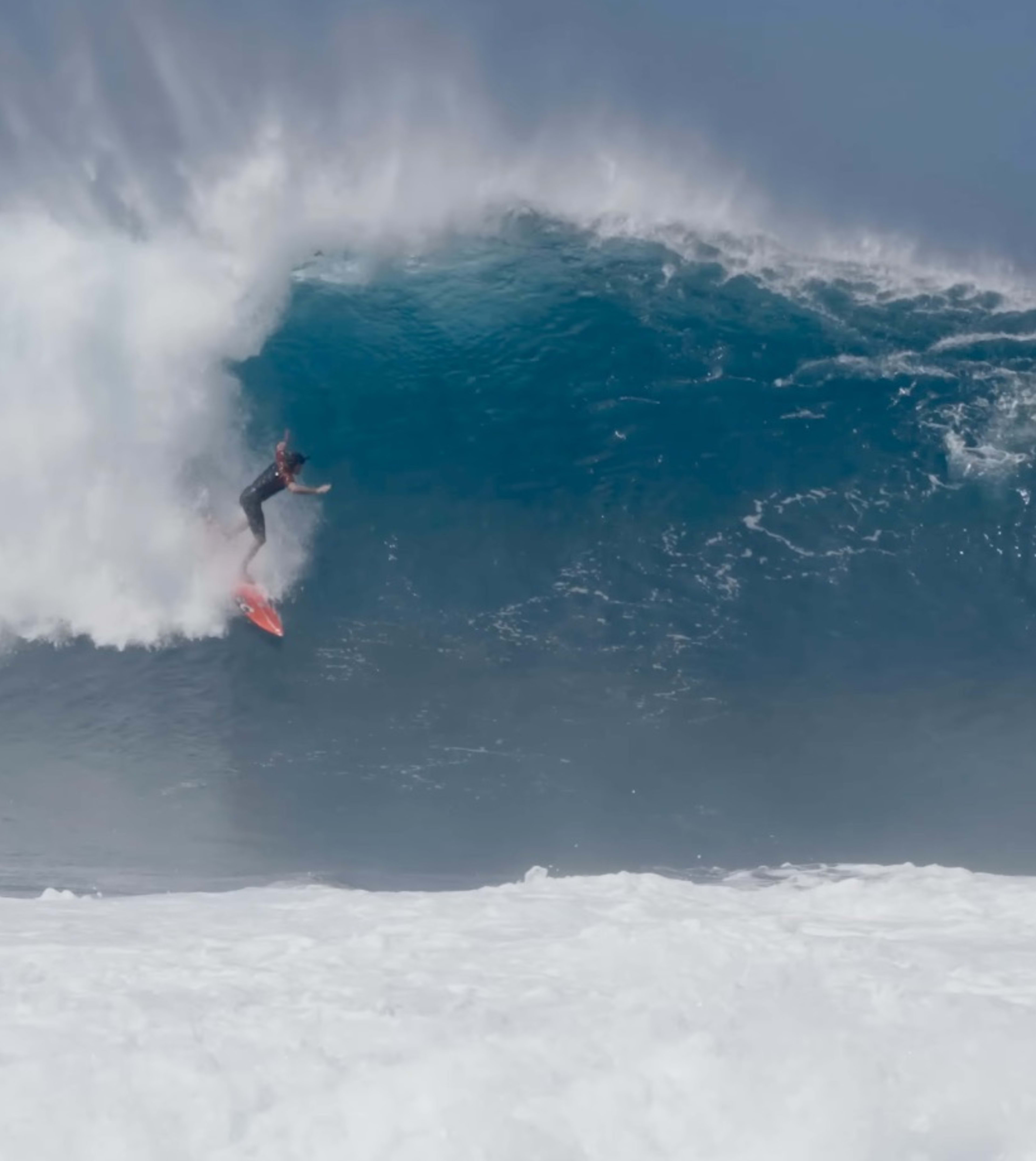 Watch: Mark Healey Surfs Solo on Massive Oahu’s Outer Reef