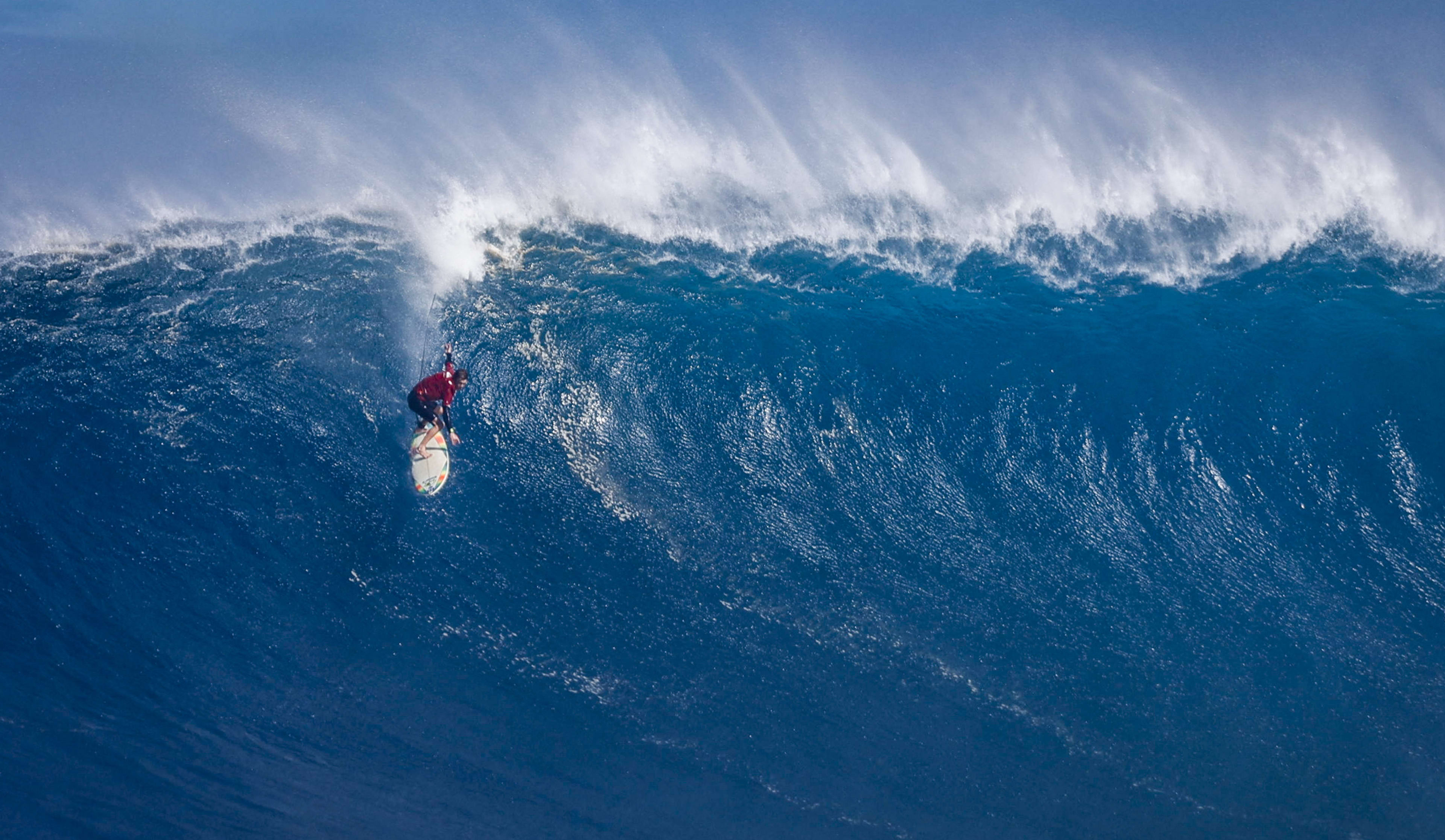 17-Year-Old Jacob Turner Surfs Jaws for the First Time