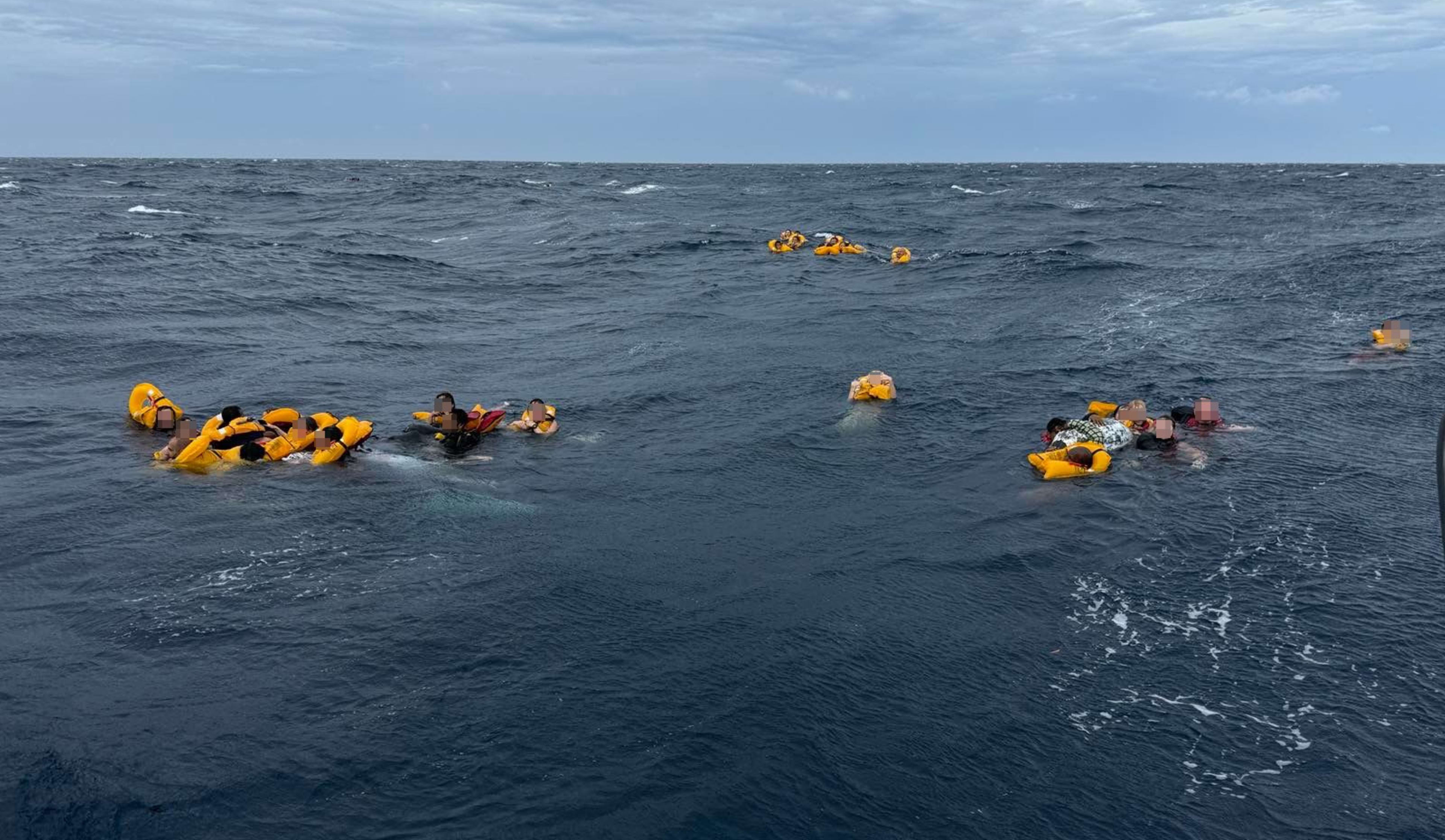 Boat Sinks in Maldives Stranding 48 People at Sea (Video)