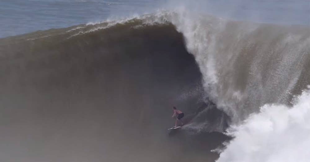 Biggest Skimboard Wave Ever | SURFER Magazine - Surfer