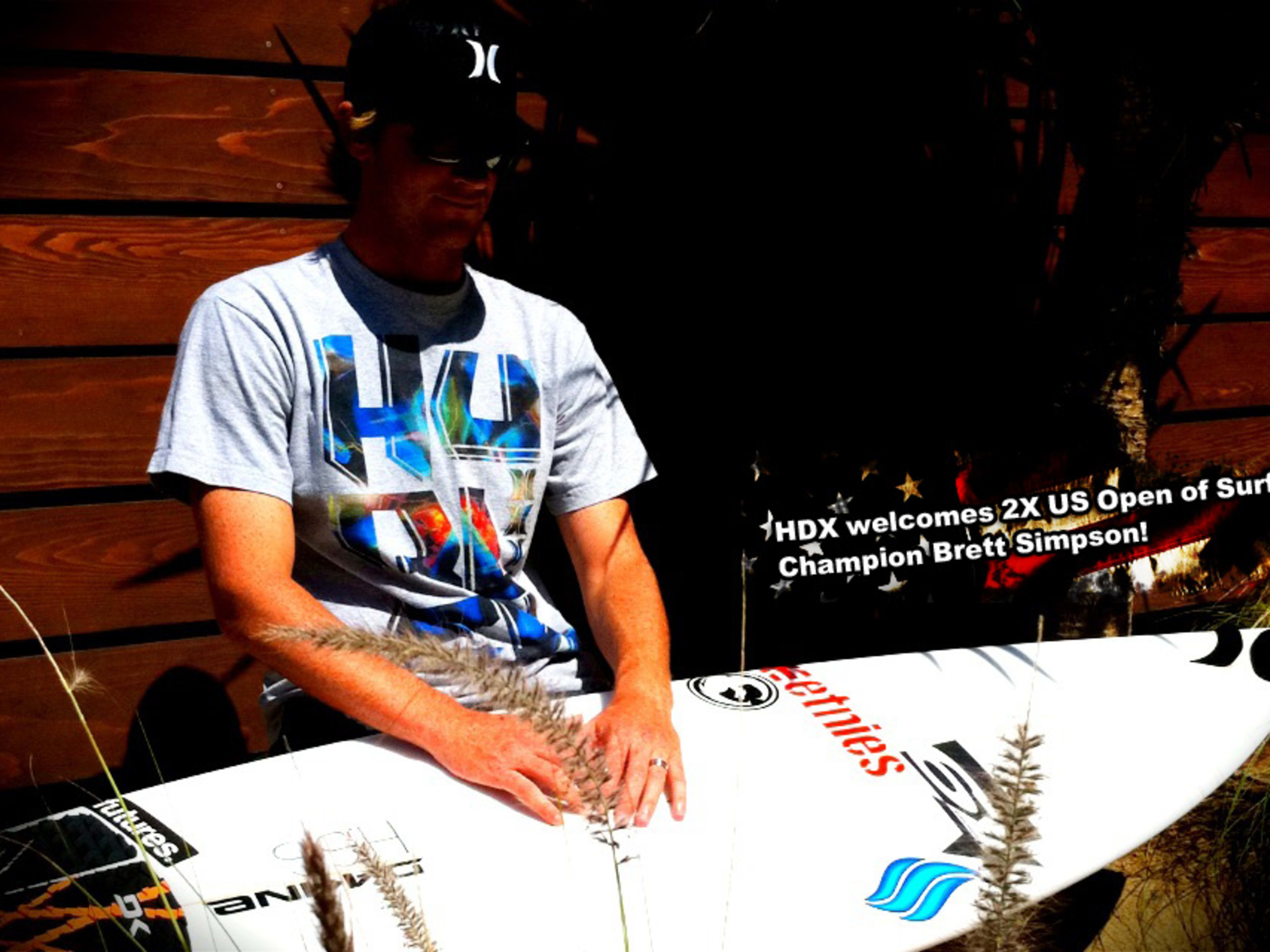 HDX Signs Brett Simpson - Surfer