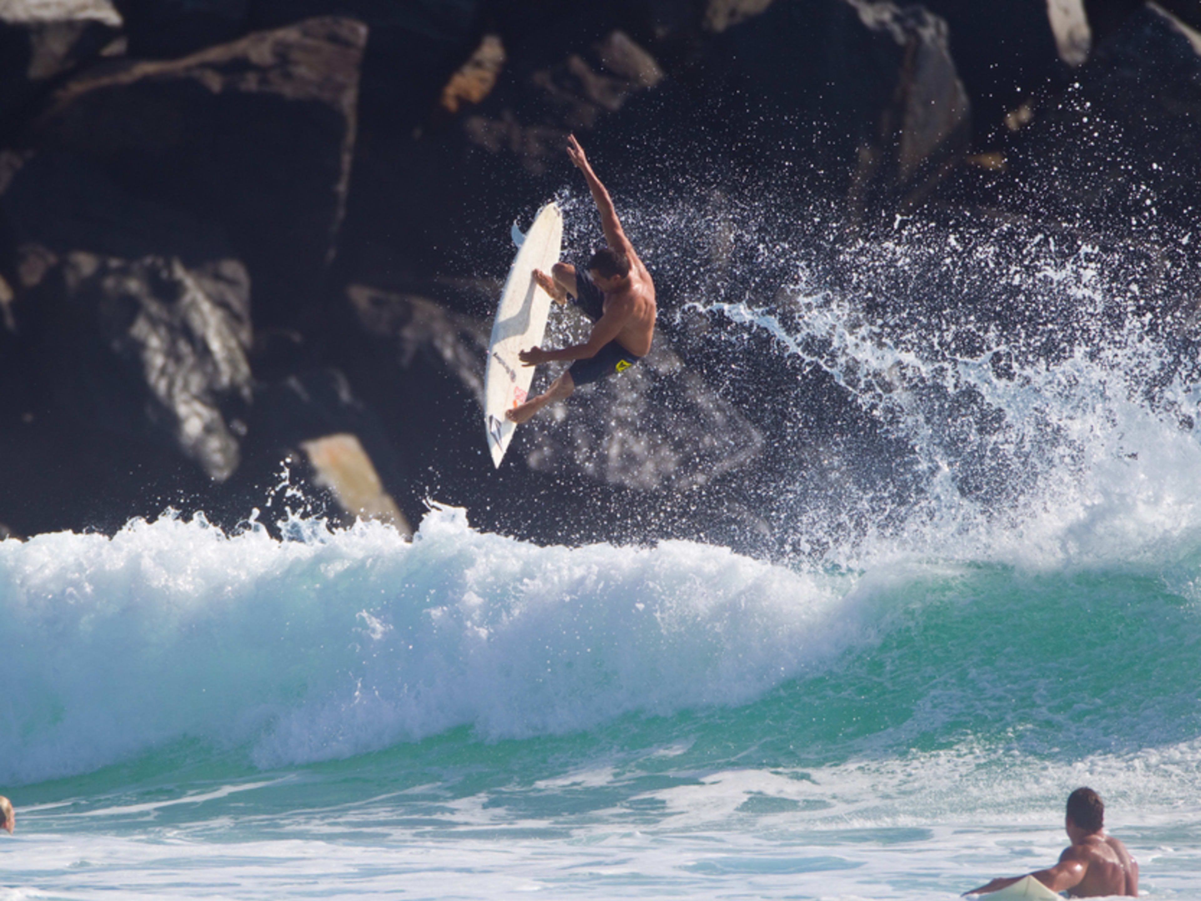 Establishing Shot - Surfer