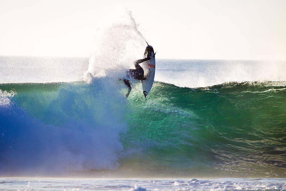 Behind Channel Islands - Surfer