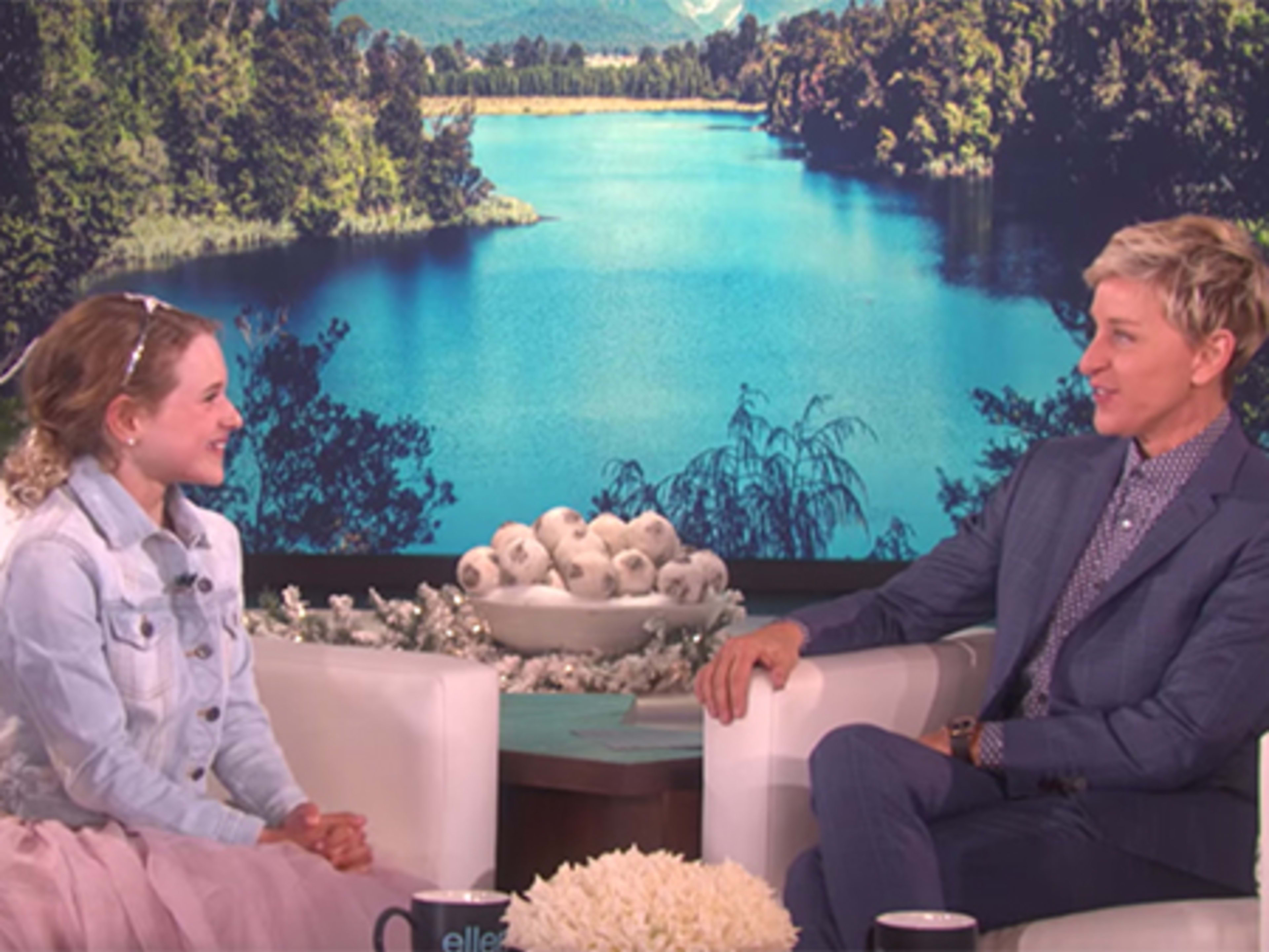 Sabre Norris on the Ellen DeGeneres Show - Surfer