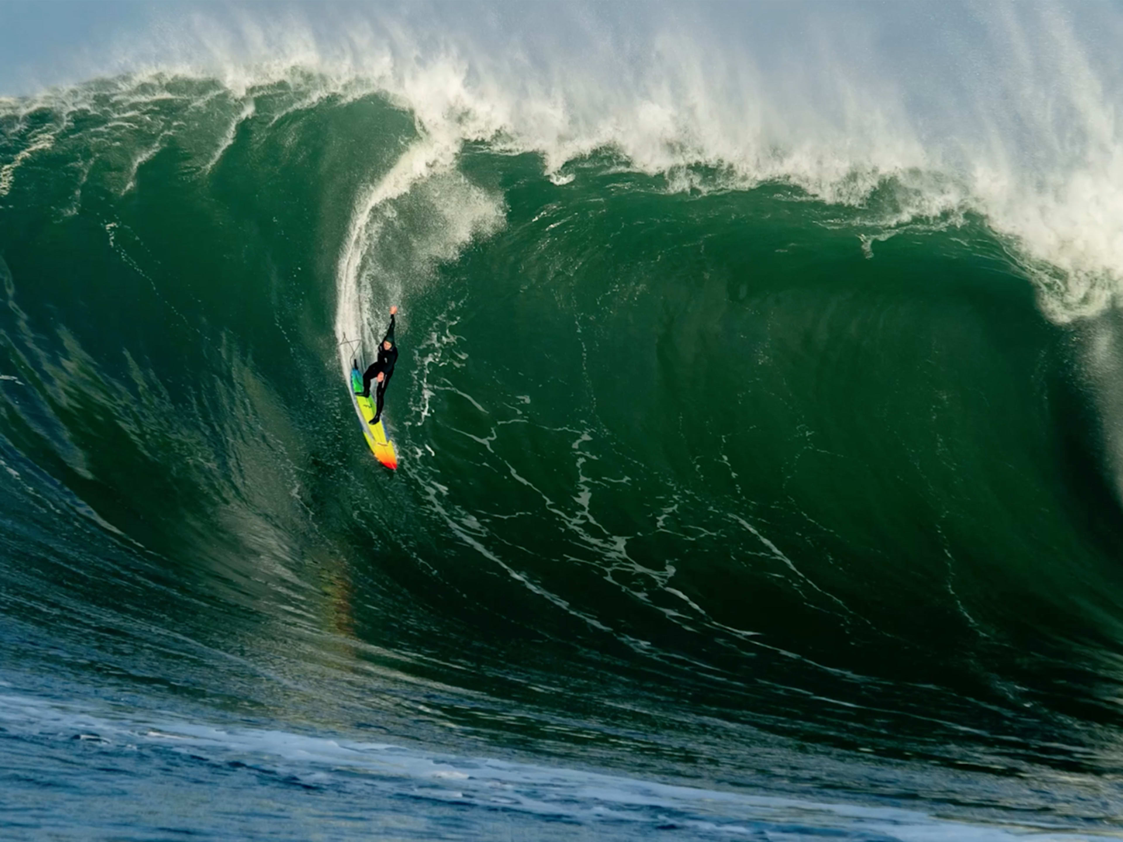 From the Cliff: Jojo Roper’s Burly Mavericks Cover-Up - Surfer