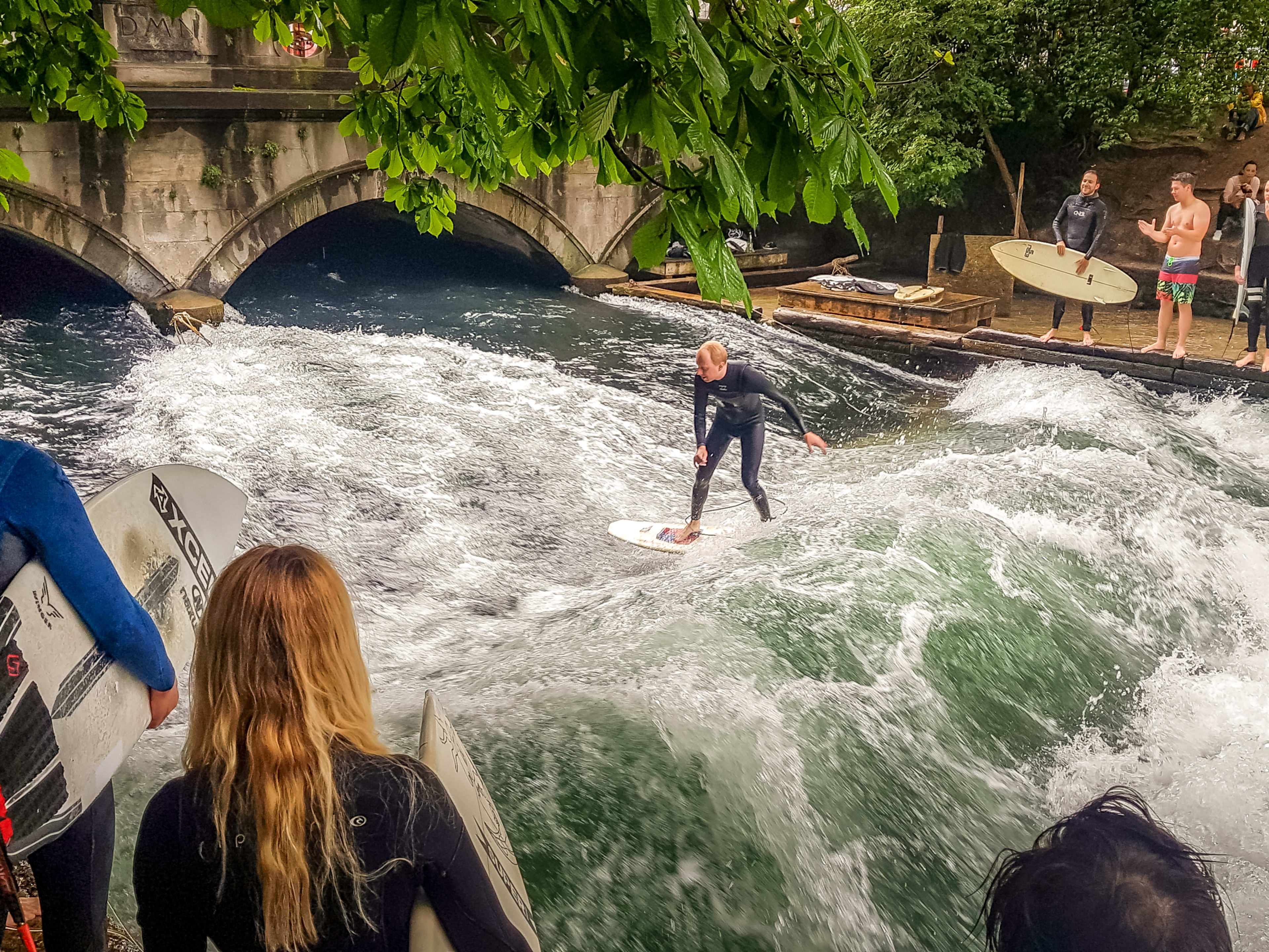 Surfer Trapped Underwater at Munich’s Famous River Wave - Surfer