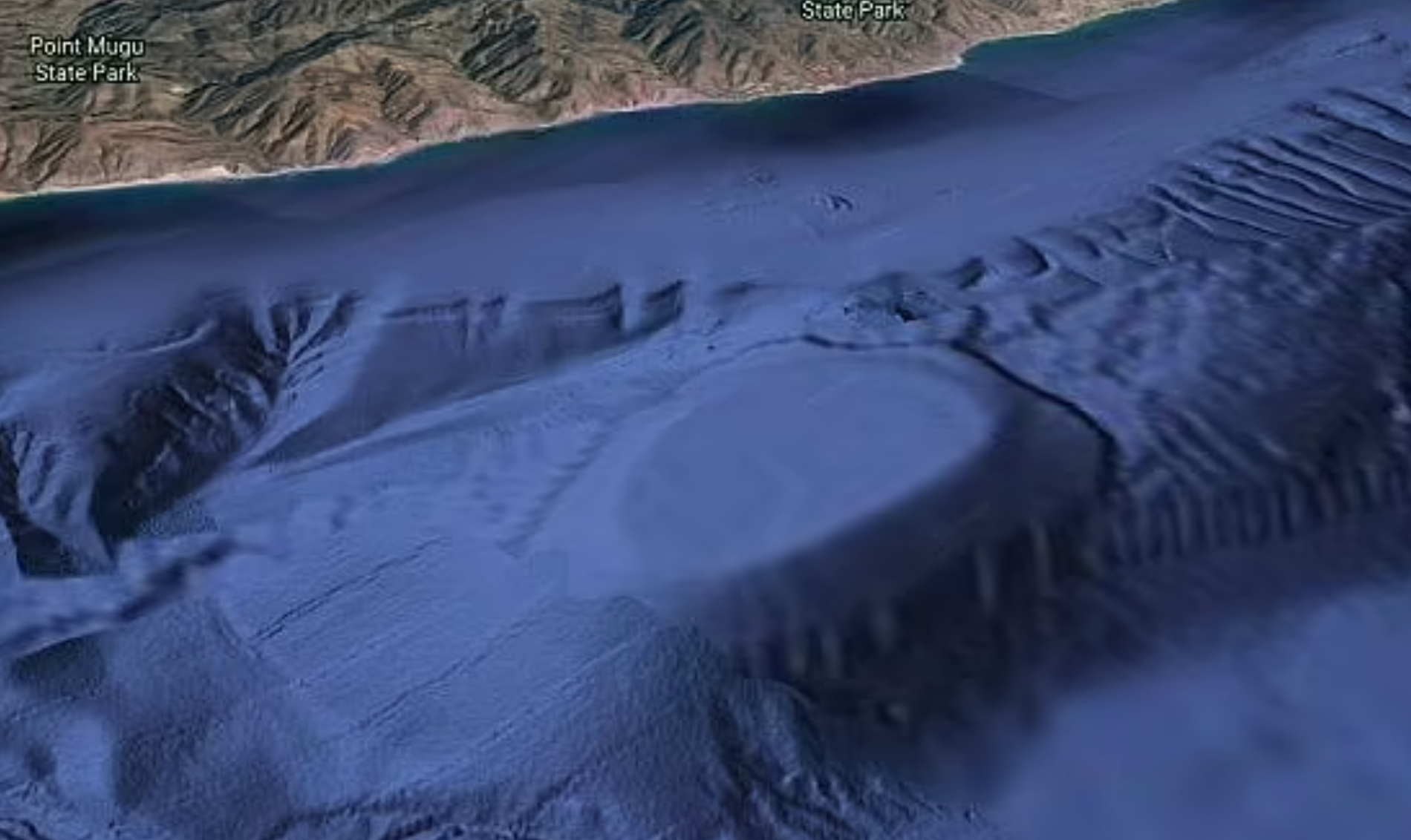 Mysterious “UFO Base” off Malibu Vanishes from Google Earth - Surfer